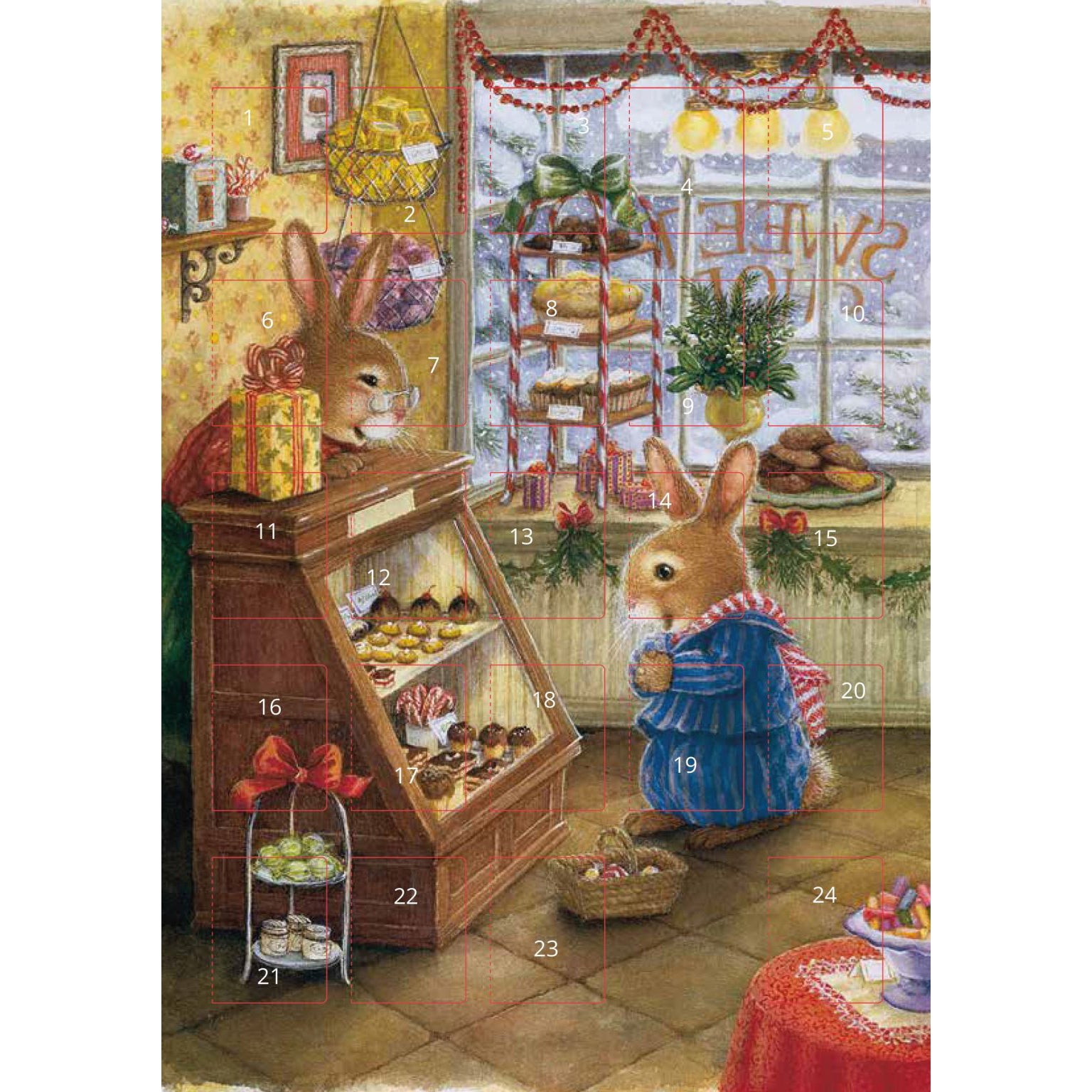 The Sweet Shop Advent Card – Elfie London